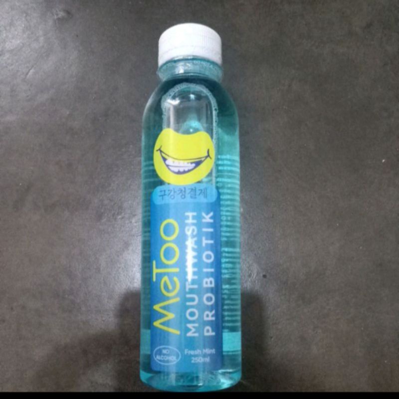 Jual Metoo Obat Kumur Probiotik Fresh Mint Mouthwash 100ML / 250ML ...
