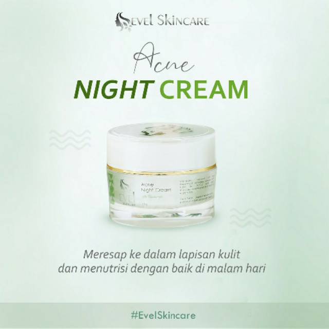 Jual ACNE NIGHT CREAM (wajah berjerawat dan sensitif) | Shopee Indonesia