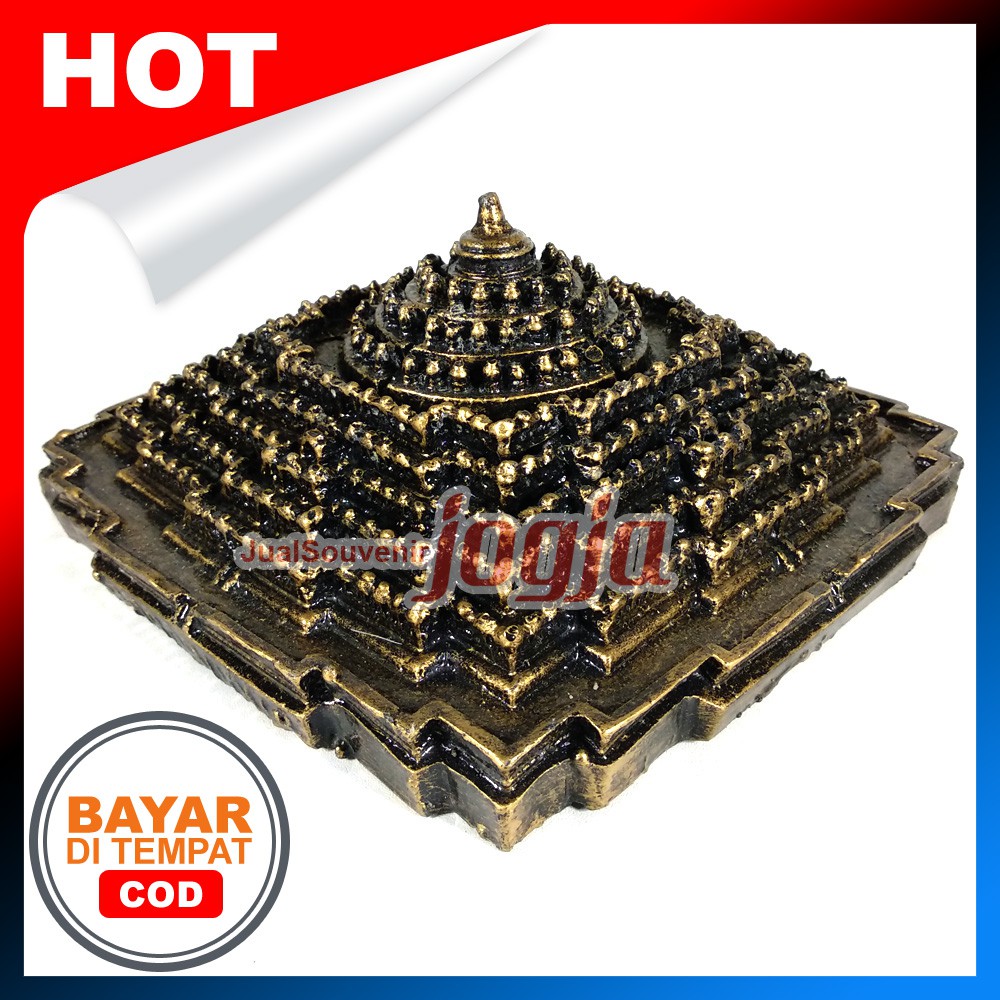 Jual Miniatur Candi Borobudur Fiberglass 18x18x8 cm Unik dari Jogja ...