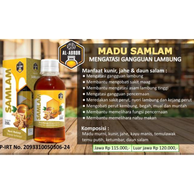 Jual MADU SAMLAM ASLI ORIGINAL | MANJUR UNTUK ASAM LAMBUNG SAKIT MAAG ...