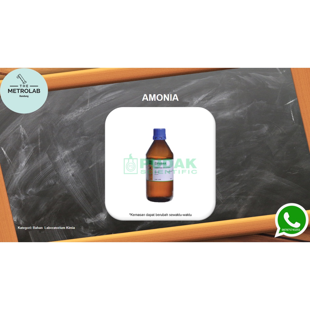 Amonia 25% | Amoniak | NH3 | NH4OH | 500 ml/botol | Shopee Indonesia