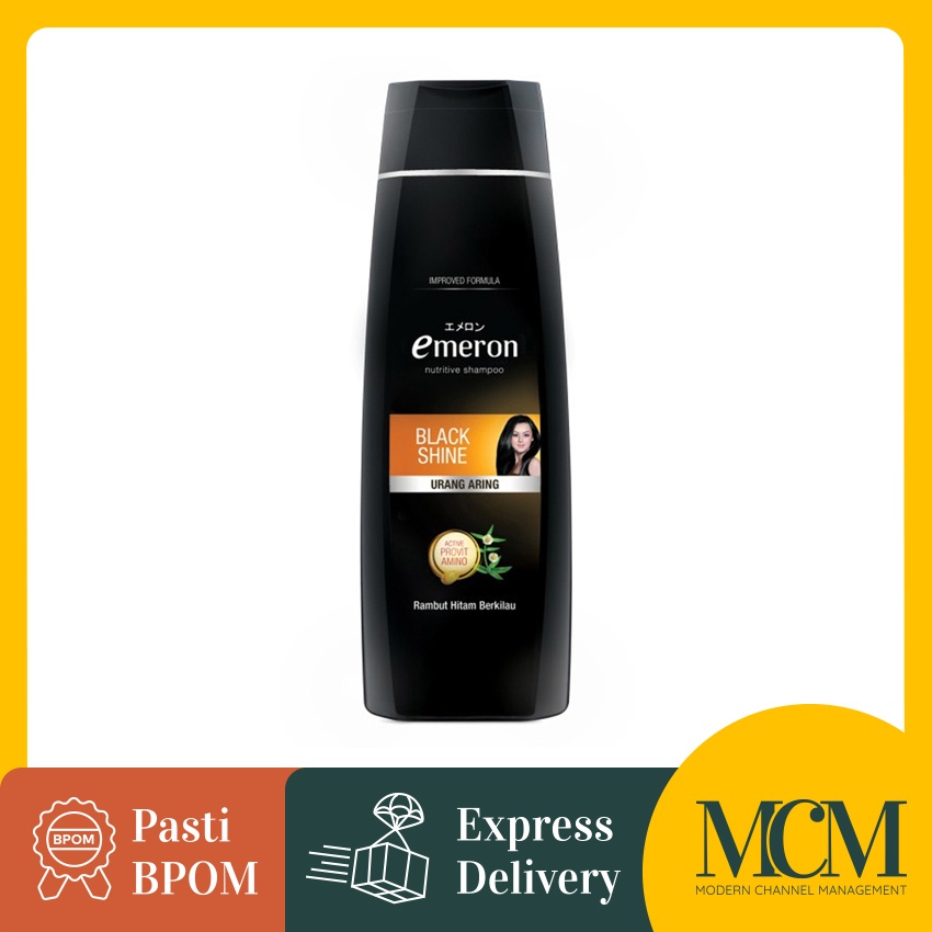 Jual Shampoo - Emeron Black & Shine Shampoo - 170 mL | Shopee Indonesia