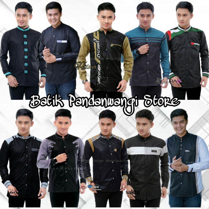 Jual Baju koko gus azmi kemeja hadroh az zahir hilwa asakhi Baju Koko ...