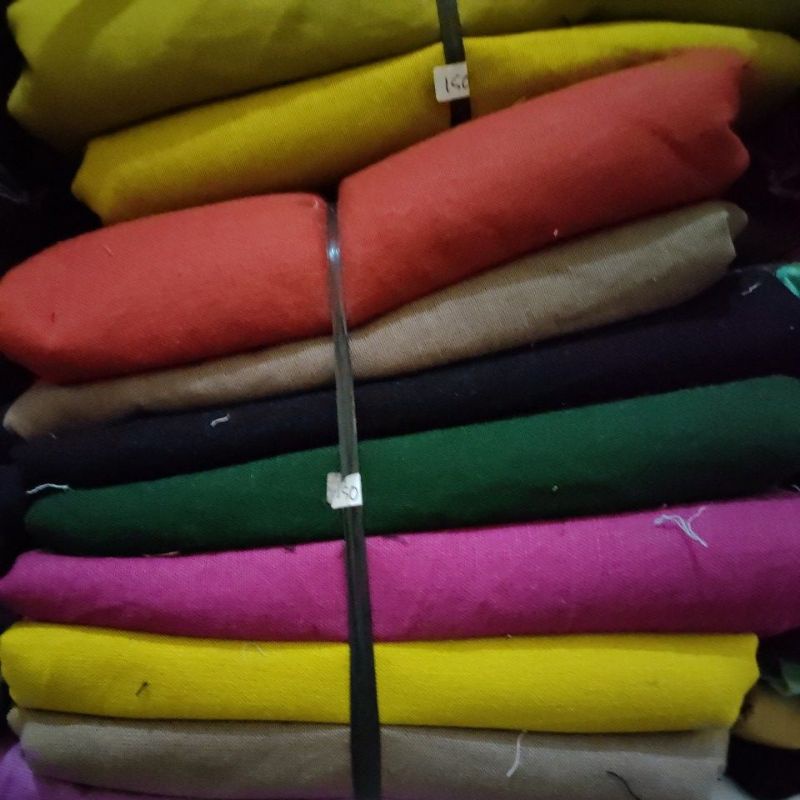 Jual KAIN KILOAN KATUN RAMI POLOS TEBAL | Shopee Indonesia