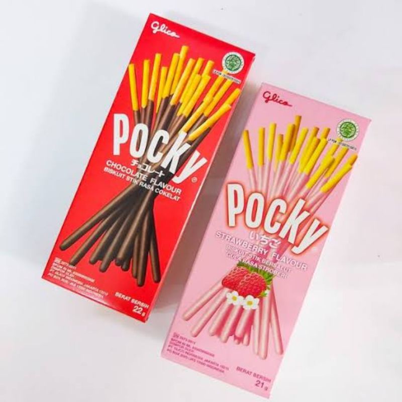 Jual Glico POCKY Mini 22gr Snack Cemilan Pocky HALAL Strawberry