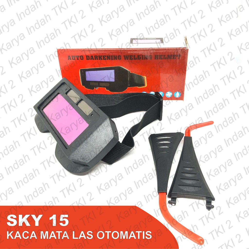 Kaca Mata Las Otomatis Kacamata Las Auto Darkening Welding Helmet Kedok ...