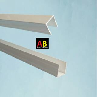 Jual Lis U Aluminium 15mm x 15mm x 15mm White Garis Indonesia|Shopee ...