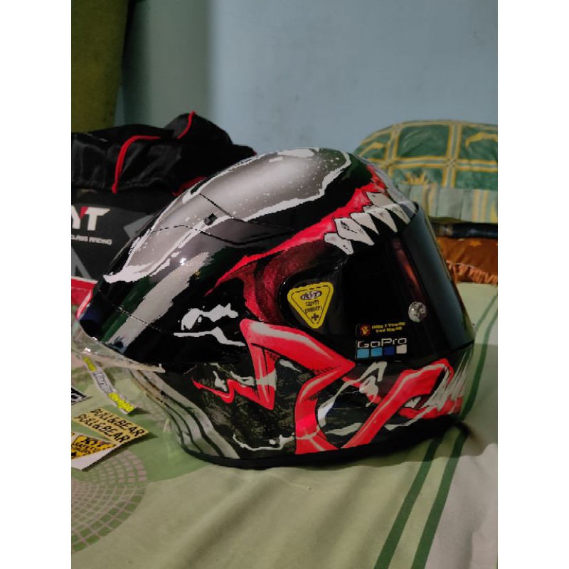 Jual HELM KYT TT COURSE / TTC ( VENOM ) | Shopee Indonesia