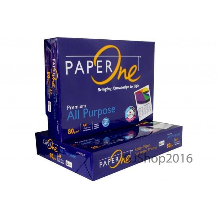 Jual Kertas Hvs A4 80 Gram 80gr Paperone Paper One Indonesia Shopee