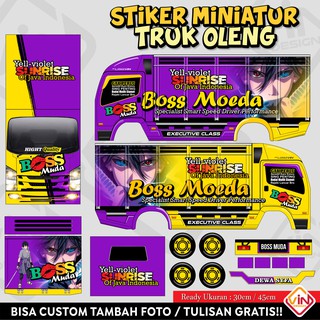 STIKER MINIATUR TRUK OLENG | Shopee Indonesia