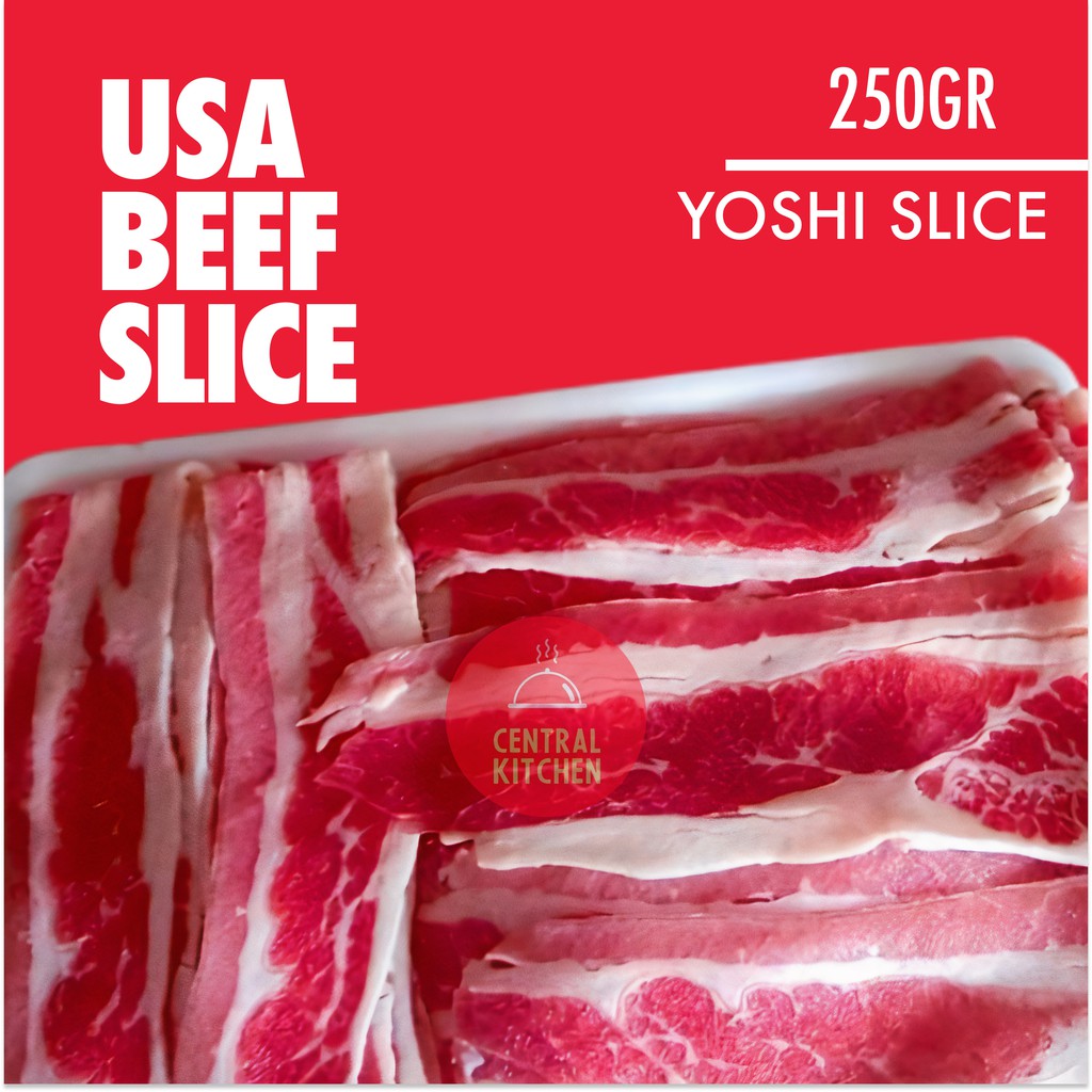Jual Daging Sapi Lapis USA Sliced Beef / Yoshinoya Beef Pack 250gr ...