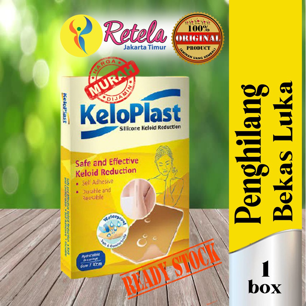 Jual Keloplast Silicon Keloid Reduction Waterproof 6X10 cm/ Plester ...