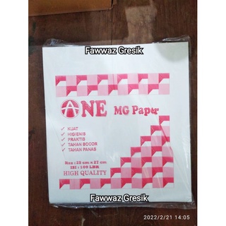 Jual Kertas Nasi Putih 25x27 cm - Kertas Bungkus Nasi Kertas KFC - McD ...