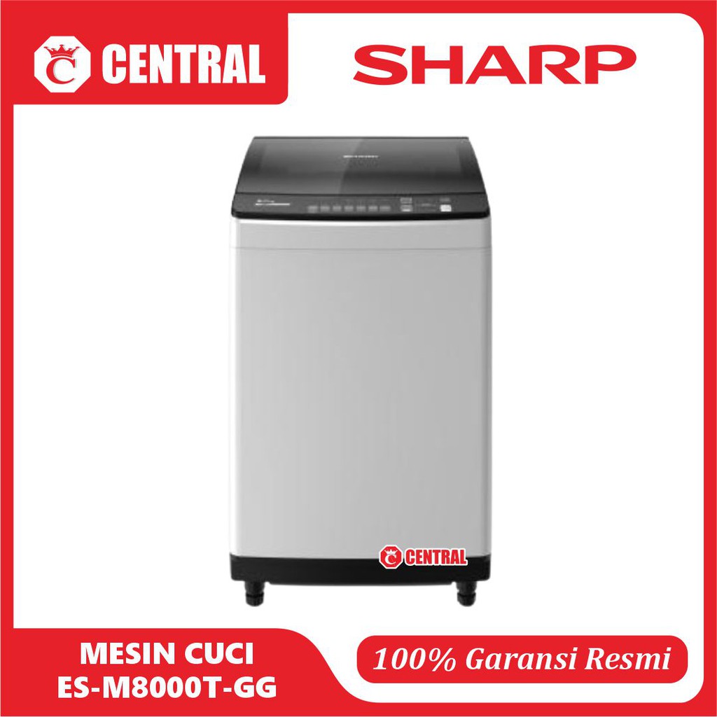Jual MESIN CUCI SHARP OTOMATIS 1 TABUNG BUKAAN ATAS / TOP LOADING ES ...