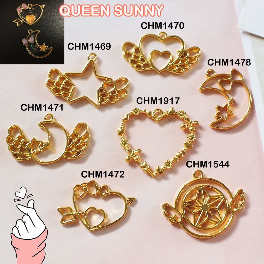 Jual Bezel Moon Star Love Hati Bulan Bintang Cameo Blank Open Back ...