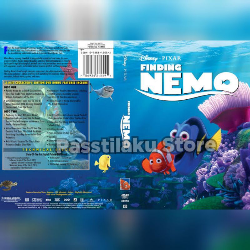 Jual Kaset Film Animasi FINDING NEMO - 2003 - HD Indonesia|Shopee Indonesia