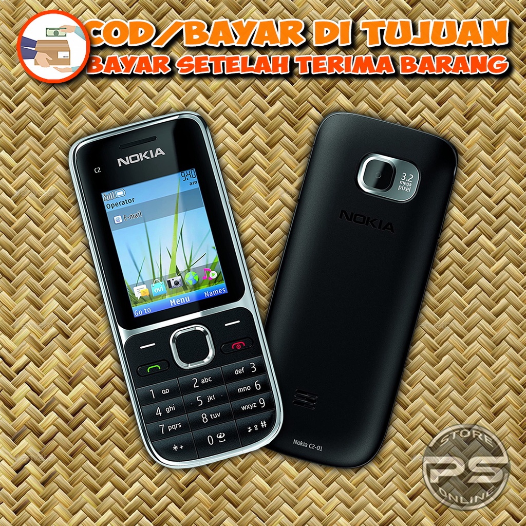 Jual HP Nokia C2-01 - HP Jadul - HP tipis nan elegan - Aplikasinya Lengkap | Shopee Indonesia
