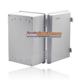 Jual Box Panel Plastik ABS 190x290 x 140 mm Abu-abu LENGKAP Base Plate ...