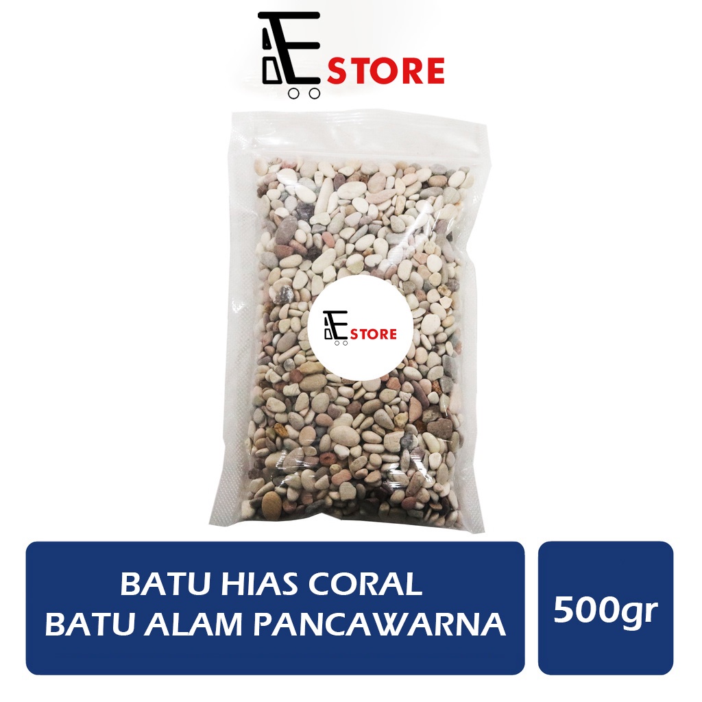 Jual BATU CORAL PANCAWARNA AQUARIUM 500 G / BATU AQUARIUM / BATU ...