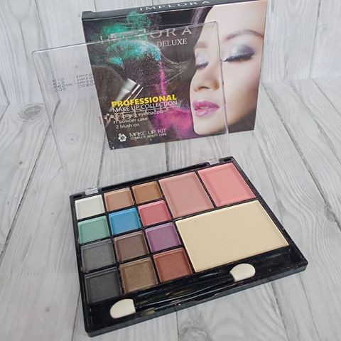 Jual [ IMPLORA 808 ] IMPLORA DELUXE EYESHADOW & BLUSH ON - MAKE UP KIT ...