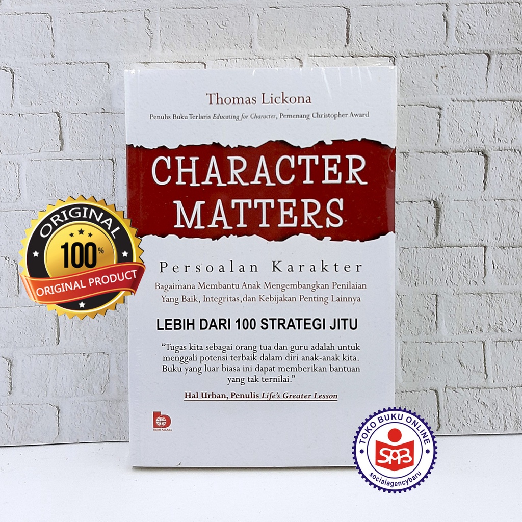 Jual Character Matters Persoalan Karakter - Thomas Lickona | Shopee Indonesia