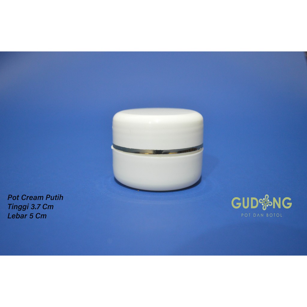 Jual Pot Cream 12,5 gr Putih PP (KEMASAN 25 PCS) | Shopee Indonesia