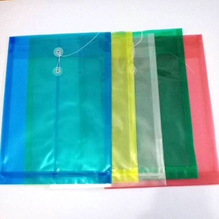 Jual MAP PLASTIK TALI DAN KANCING FOLIO PUNGGUNG JENIA / MAP PLASTIK ...