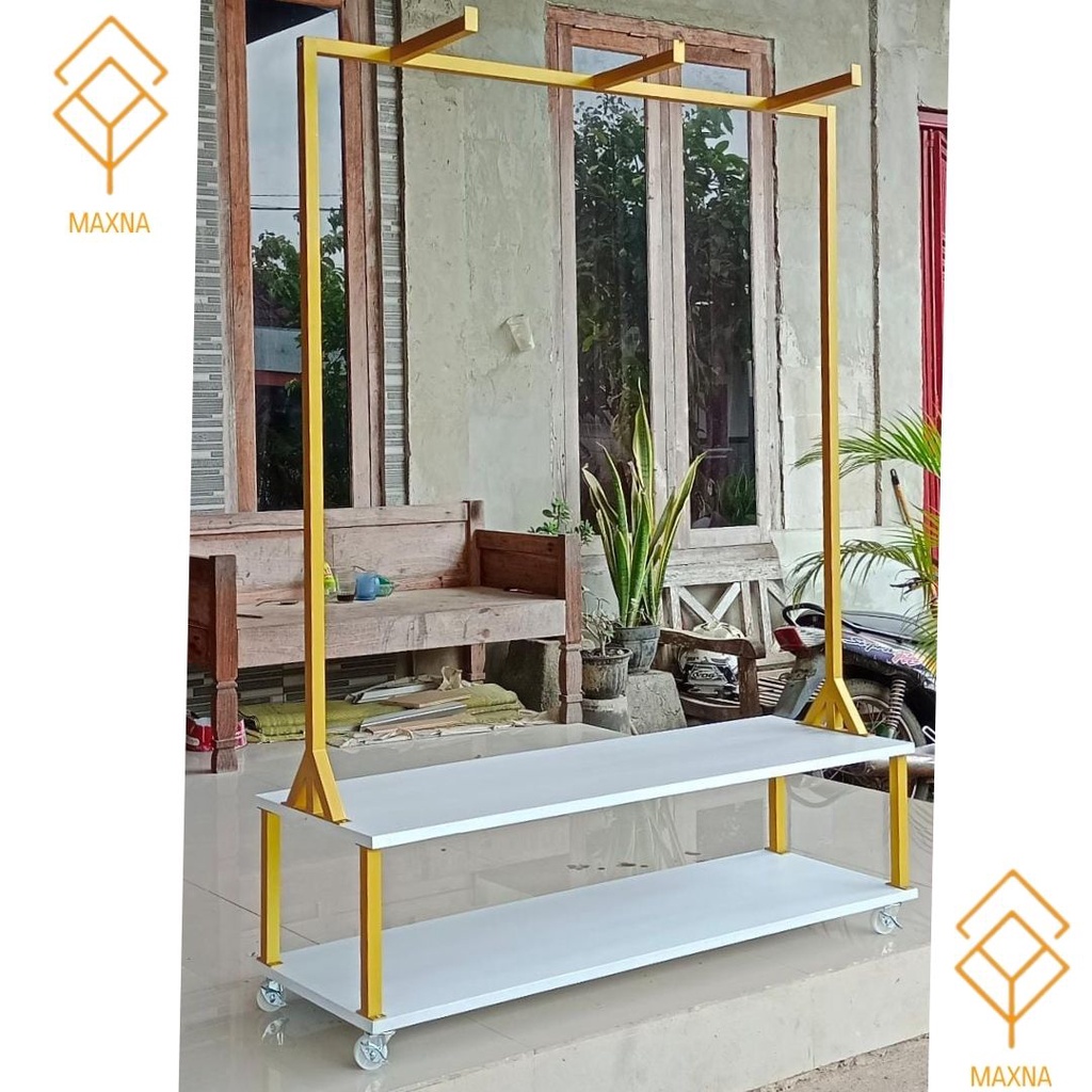 Jual Rak Baju/ Rak Baju Aesthetic/ Rak Baju Aesthetic Minimalis ...