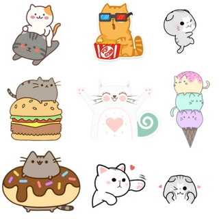 Stiker kucing lucu 1 pck isi 35 pcs , untuk aksesoris. | Shopee Indonesia