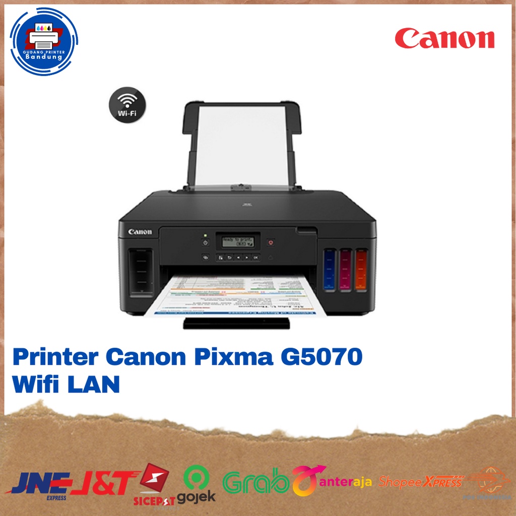 Jual Printer Canon Pixma G5070 Wifi LAN Indonesia|Shopee Indonesia