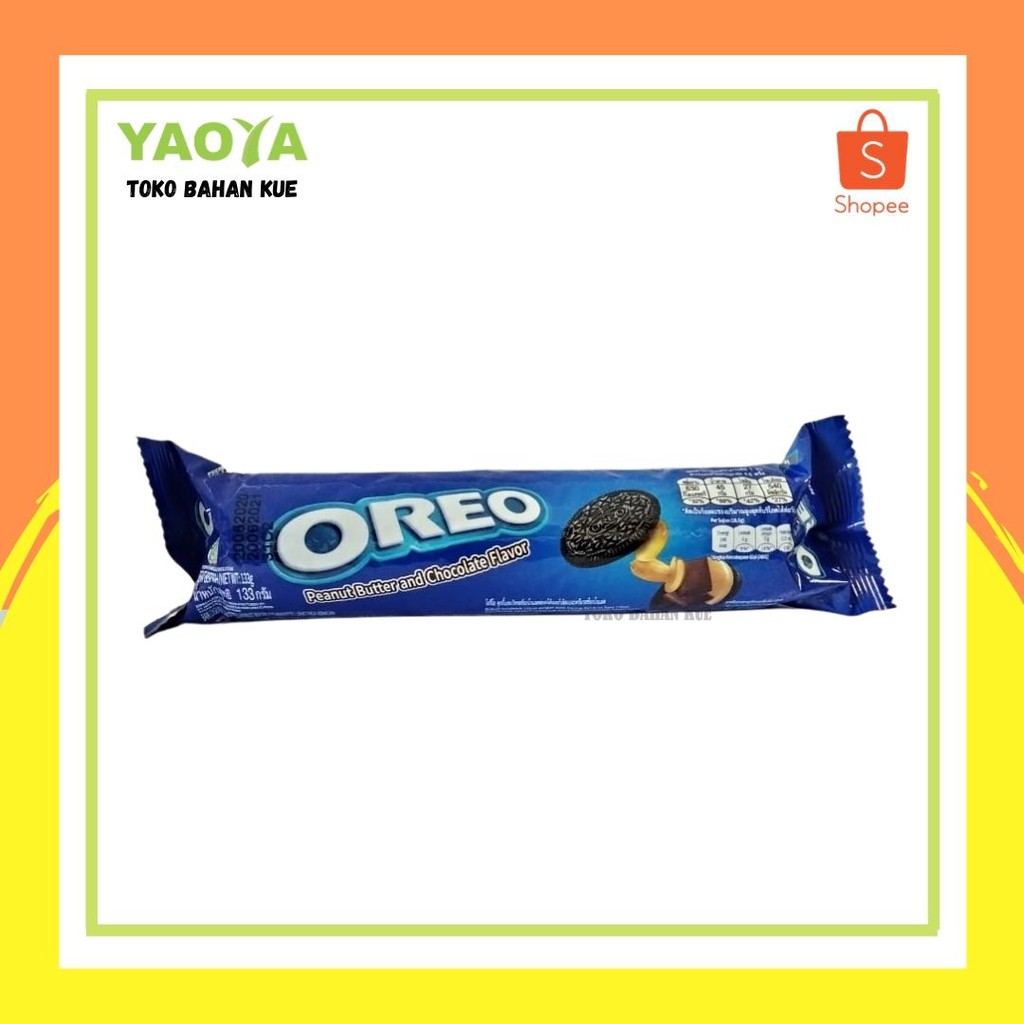 Jual OREO BISCUIT PEANUT BUTTER AND CHOCOLATE 123.5g | Shopee Indonesia