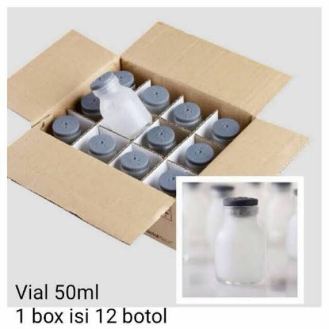 Jual Botol Kaca Vial 50 ml | Shopee Indonesia