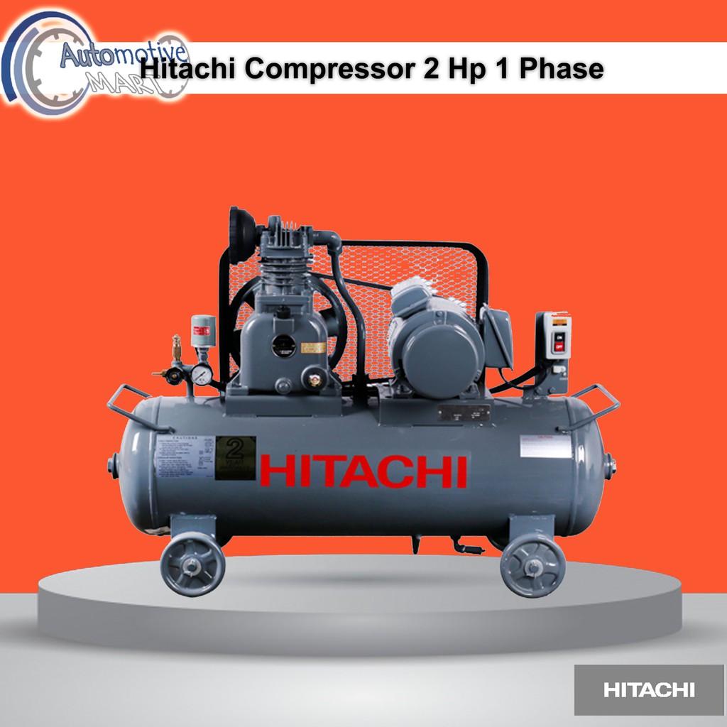 Hitachi Kompressor Angin / Air Compressor 2 Hp 1Phase | Shopee Indonesia