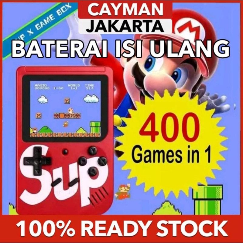 Jual Gameboy Gamebox Gamebot Sup Plus 400 in 1 / Game Box Boy Bot Sup ...