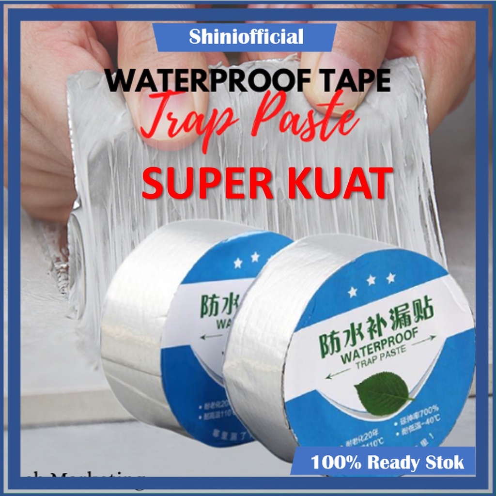 Jual Lakban Aluminium Foil Butyl Rubber Waterproof Tape / Lakban alumunium Talang Anti Bocor ...