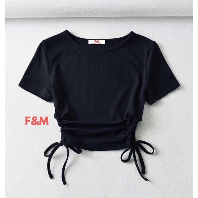 Jual CROPTEE CROP SERUT 2 SISI ( FWserut.16) SPANDEK PREMIUM | Shopee ...