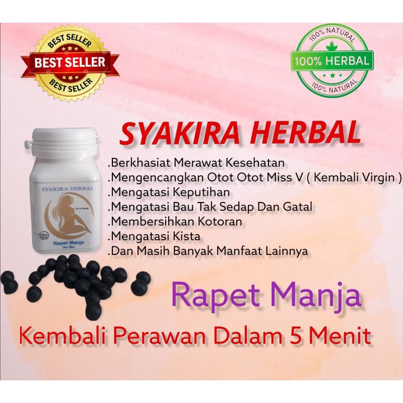 Jual Jamu Pil RAPET MANJA ( Bikin Miss V RAPET Dan WANGI ) 100% Herbal ...