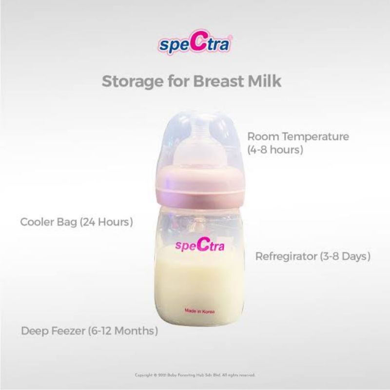Jual BOTOL SUSU SPECTRA WIDE NECK PP BABY BREAST MILK BREASTMILK BOTTLE STORAGE TEMPAT ASI ASIP ...