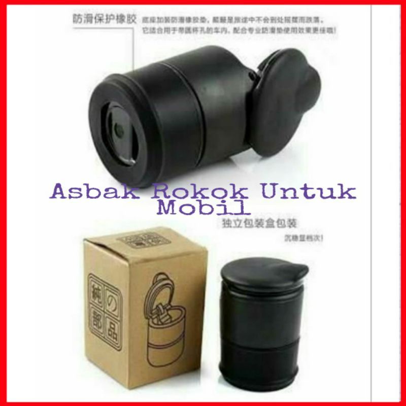 Jual Asbak Mobil Portable Asbak Mini Car Ashtray Trash Bin Tong Sampah ...