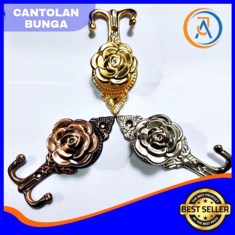 Jual Cantolan Tali Gorden ( Hook Bunga ) Aksesoris Pengait Gorden ...