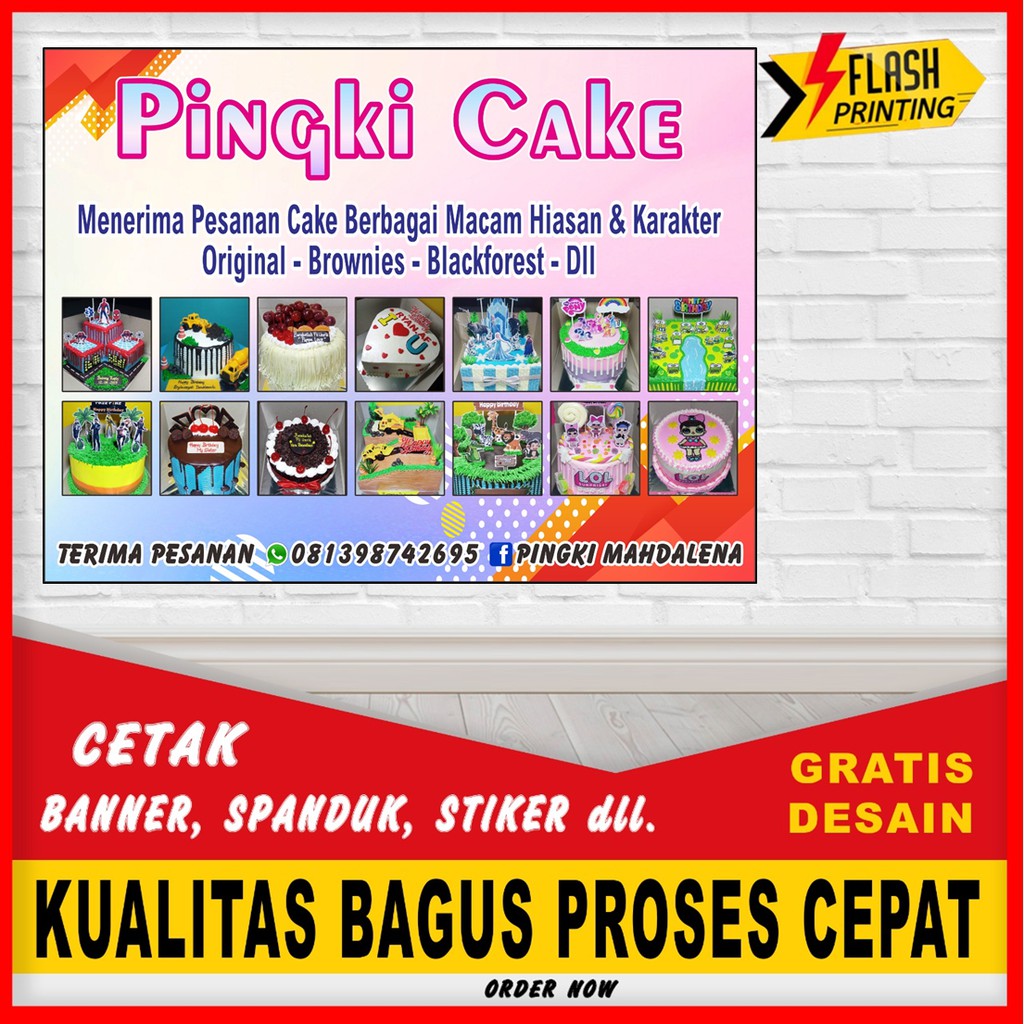 Jual Cetak Spanduk Banner Bakery Murah Bisa Request Tulisan Dan Custome ... Jual Cetak Spanduk Banner Bakery Murah Bisa Request Tulisan Dan Custome ...