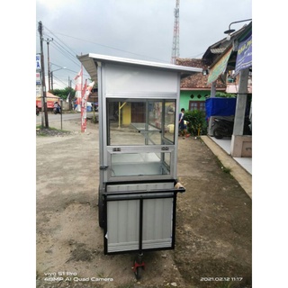 Jual gerobak roti bakar gerobak jualan serbaguna gerobak alumunium ...