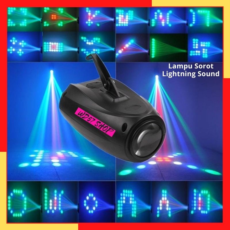 Jual Lampu Sorot Led Rgb Disco Pola Tembak Laser Lighting Spotlight ...