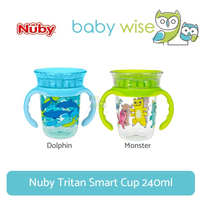 Jual Nuby Tritan Smart Cup 240ml | Shopee Indonesia