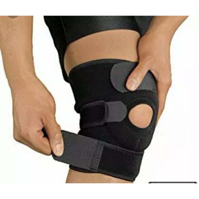 Jual Pelindung Lutut Knee Pads Mizuno / Deker lutut open patella strap ...