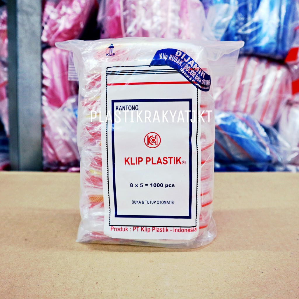 Plastik klip / Klip obat ukuran 8x5 cm 1000 lembar | Shopee Indonesia