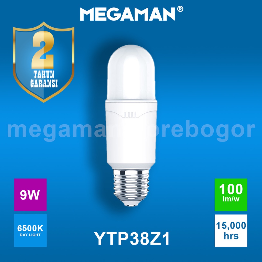 Jual LAMPU BOHLAM LED MEGAMAN YTP38Z1 9W - 6500K MEGAMEN / lampu led | Shopee Indonesia