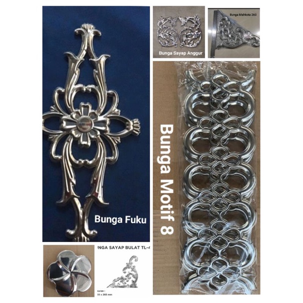 Jual Bunga Fuku / Bunga Sayap Anggur / Bunga Sakura Double 10cm / Bunga ...