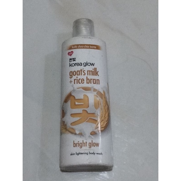 Jual Korea glow Goat's milk+rice bran bright glow 220ml | Shopee Indonesia