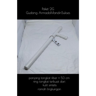 Jual Paket 2G Pentungan dan Ring tongkat Hitam atau Putih Atribut ...